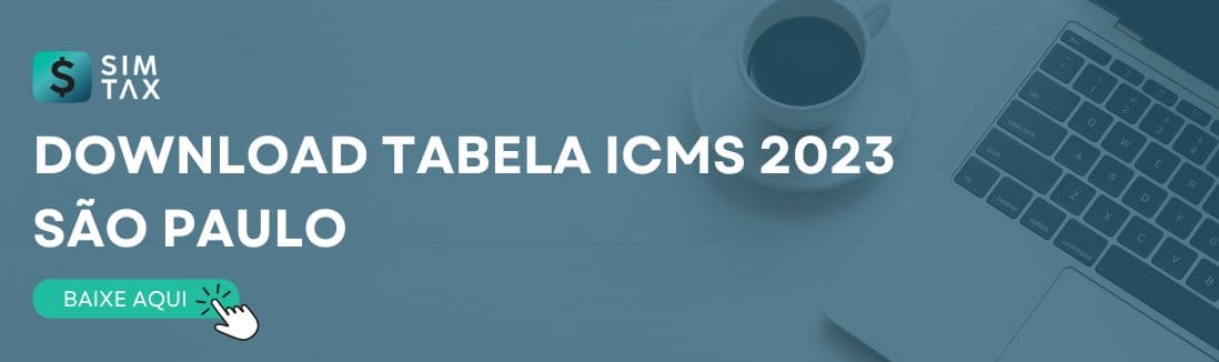 Tabela de ICMS SP Atualizada